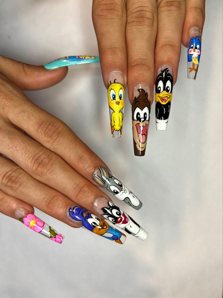 Cartoon Nail Designs That Are Too Cute to Ignore – Perfect Nail Spot