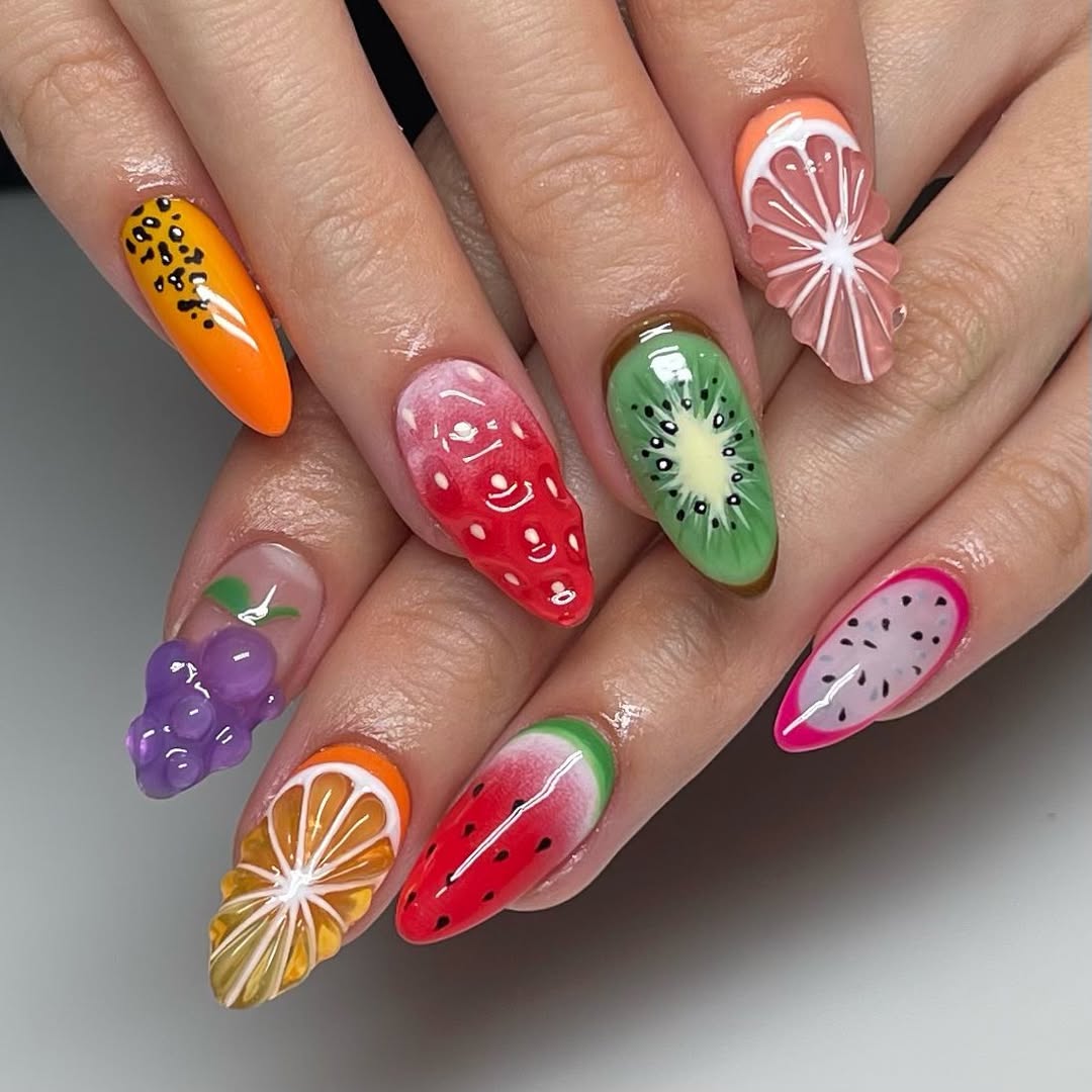 Fresh and Fruity Nail Designs – Perfect Nail Spot
