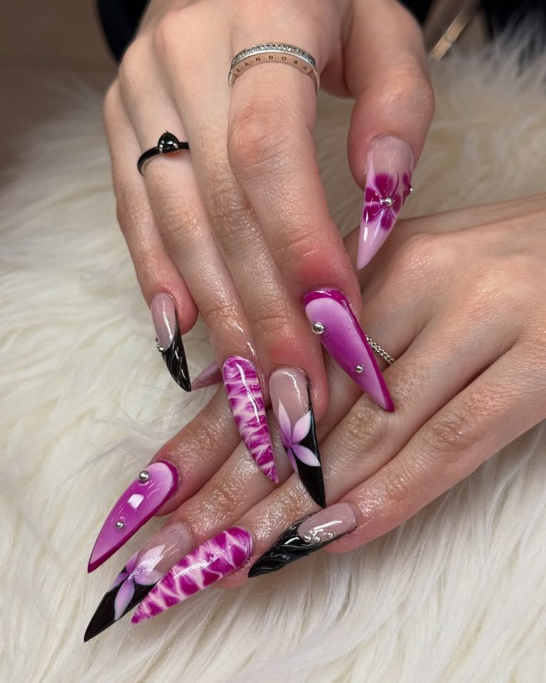 Stunning Sharp Nail Designs for a Bold Look – Perfect Nail Spot
